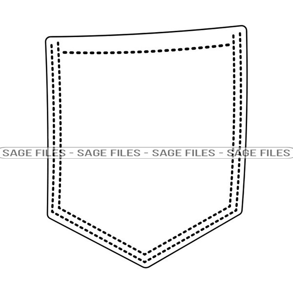 Jeans Pocket Svg for Cricut - Etsy
