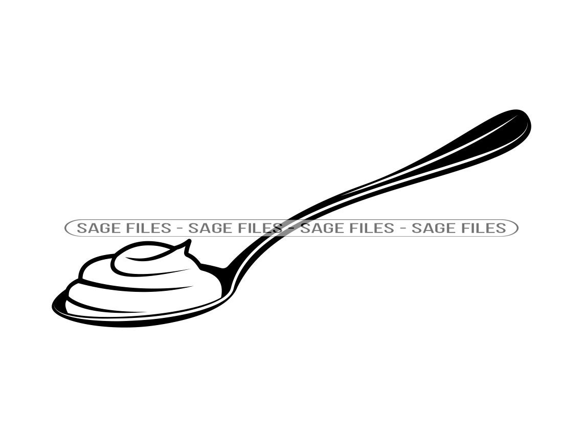 Cream Spoon SVG Cream Svg Spoon Svg Yogurt Svg Ice Cream - Etsy