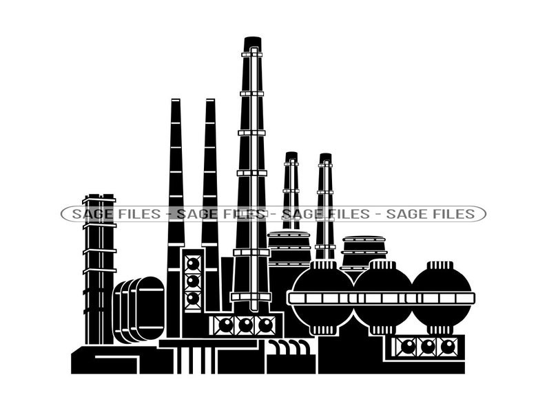 Oil Refinery SVG, Petrochemical SVG, Petroleum Svg, Gasoline Svg ...