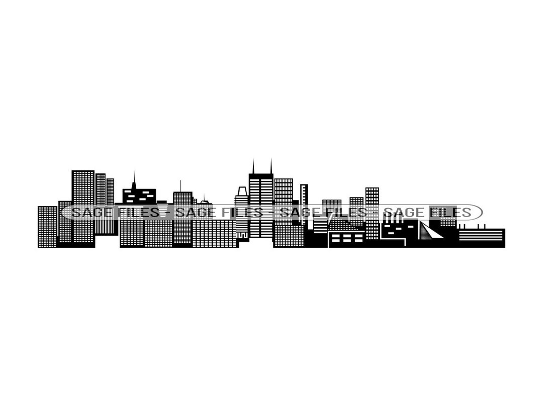 Baltimore Skyline SVG, Maryland Svg, City Svg, Skyscraper Svg ...
