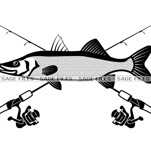 Snook Silhouette Svg - Etsy New Zealand