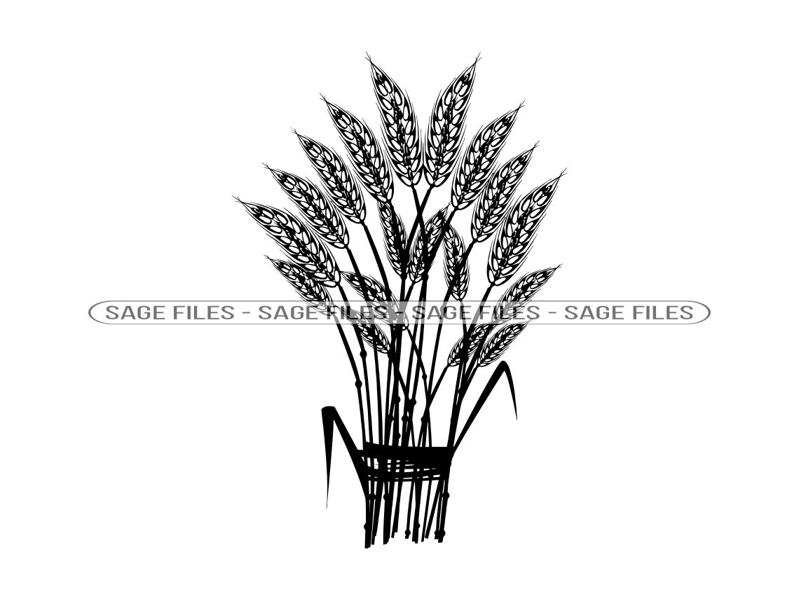 Trigo 5 SVG trigo svg grano svg clipart de trigo archivos - Etsy México