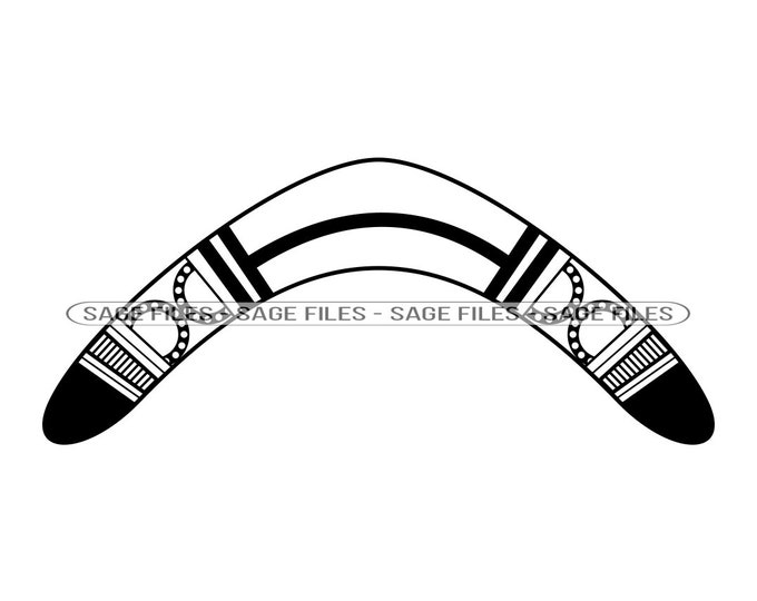 Boomerang Silhouette SVG, Svg, Dxf, Cricut, Silhouette Cut File ...