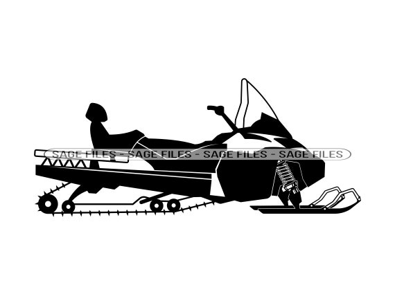Snowmobile SVG Snowmobiling Svg Snowmobile Clipart - Etsy