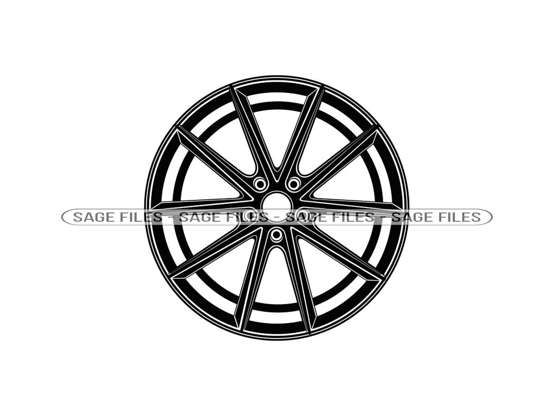 Car Rim SVG, Wheel Svg, Tire Svg, Body Shop Svg, Car Wheel Svg, Clipart ...