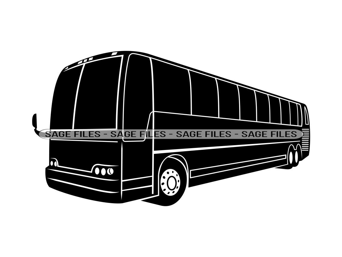 Coach Bus SVG Coach Bus Clipart Coach Bus Files for Cricut - Etsy Singapore