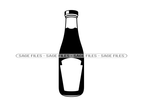 Ketchup Clipart Black And White