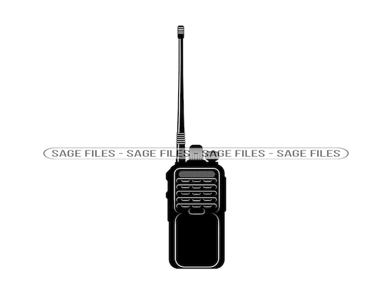 Walkie Talkie SVG Portable Radio Svg Walkie Talkie Clipart - Etsy