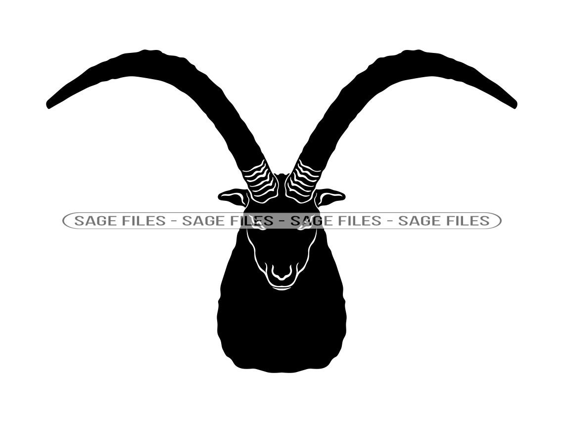 Ibex Head 2 SVG Ibex Head SVG Ibex Mascot SVG Ibex - Etsy