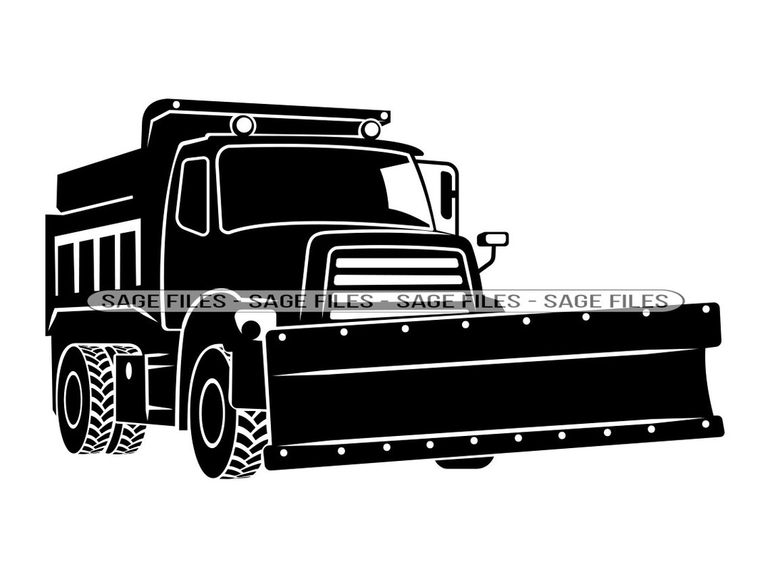 Snow Truck #5 SVG, Snowplow SVG, Snow Svg, Winter Svg, Snow Truck ...