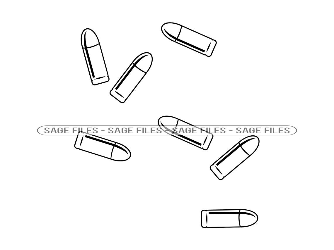 Bullets Outline 2 SVG Bullets SVG Bullets Clipart Bullets - Etsy
