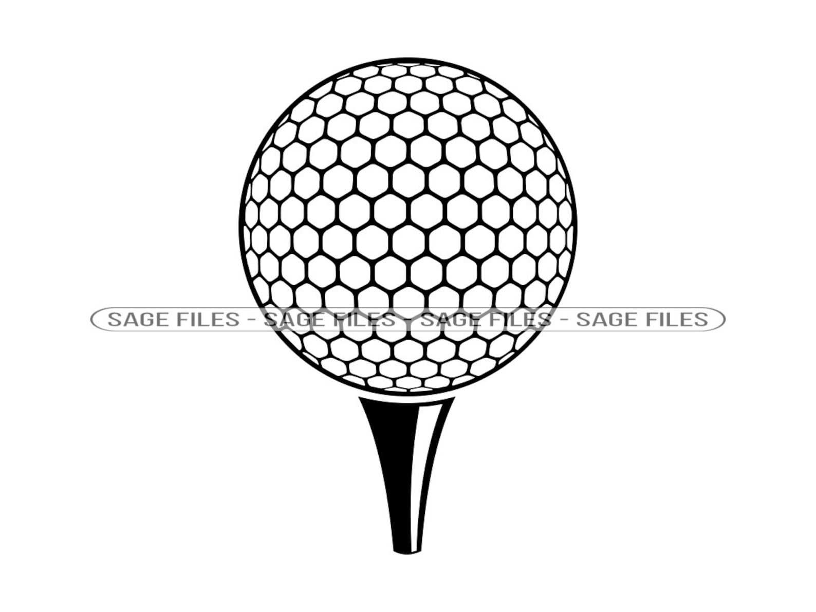 Golf Ball #4 SVG, Golf Ball SVG, Golf Svg, Golf Ball Clipart, Golf Ball ...