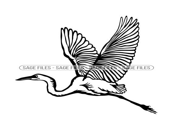 Egret Clipart