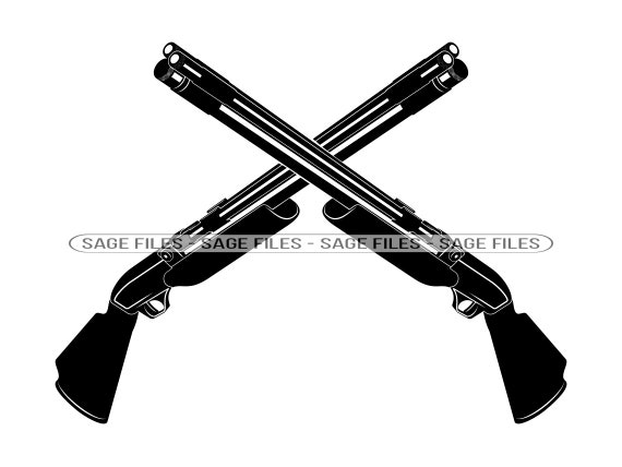 Double Barrel Shotgun Logo 2 SVG Shotgun Svg Gun Svg - Etsy Australia