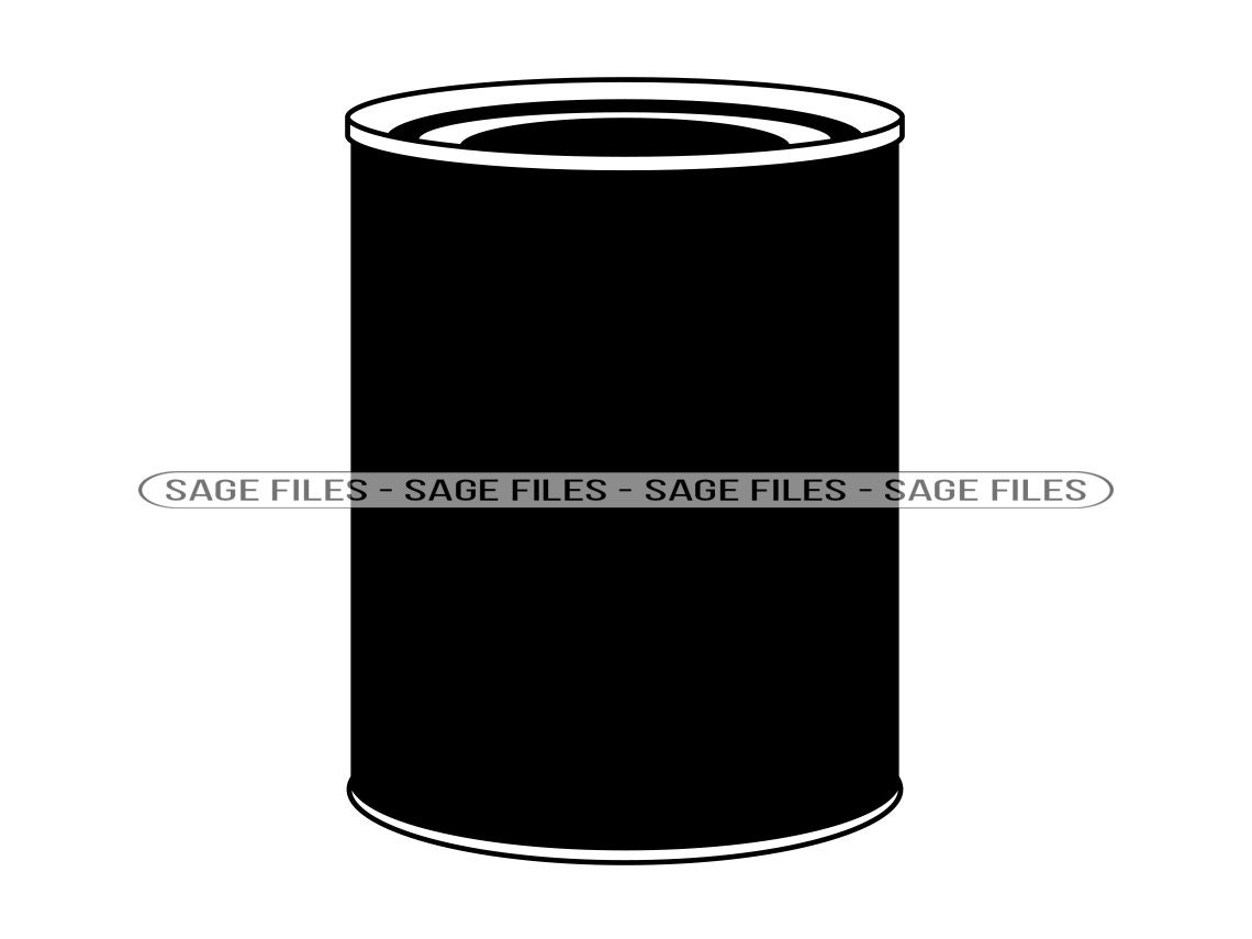 Canned Food Svg, Tomato Sauce Can, Tin Can Svg, Can Svg, Tin Can ...