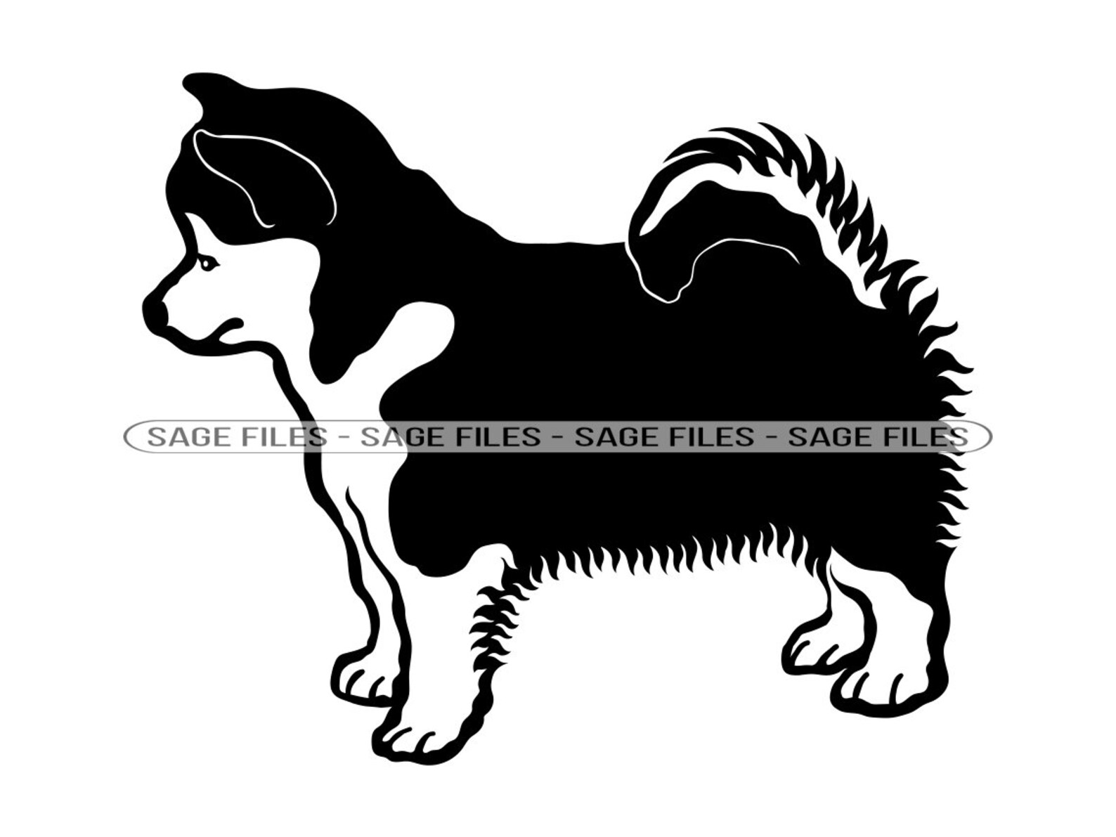 Pomsky SVG Dog Svg Pomsky Clipart Pomsky Files for Cricut - Etsy