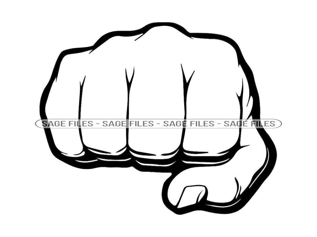 Fist #2 Svg, Fist Svg, Hand Svg, Fist Clipart, Fist Files for Cricut ...