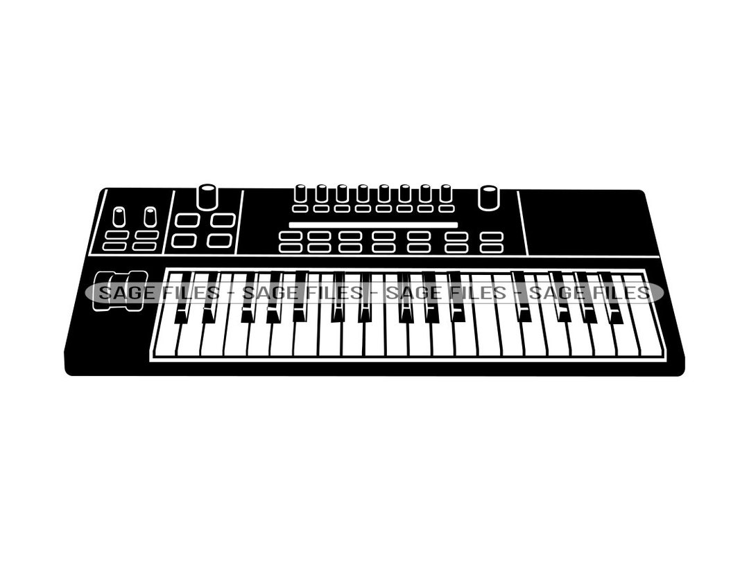 Synthesizer SVG, Synthesizer Clipart, Synthesizer Files for Cricut ...