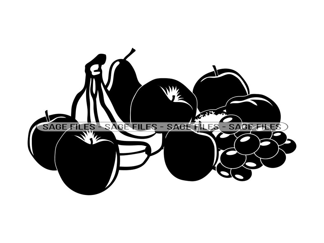 Fruits SVG Fruits Clipart Fruits Files for Cricut Fruits - Etsy
