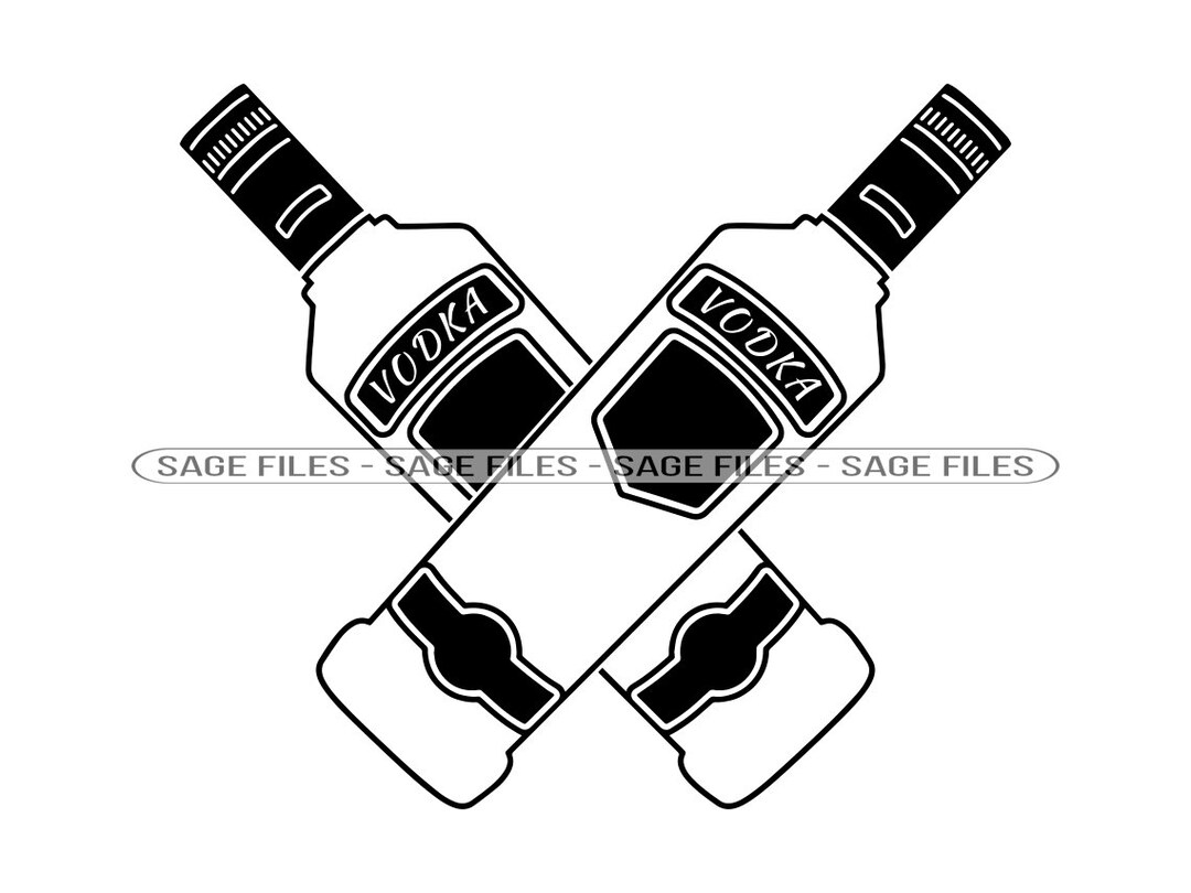 Vodka Bottle Logo Svg, Vodka SVG, Alcohol Svg, Vodka Clipart, Vodka ...