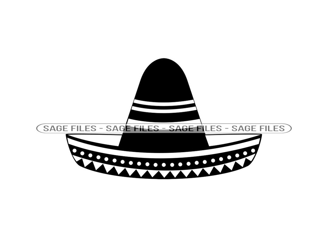 Sombrero Svg, Hat Svg, Sombrero Cut Files, Sombrero Files for Cricut ...