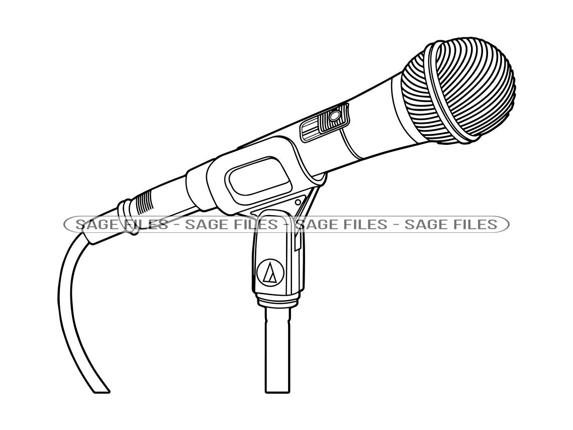 Lyco Microphone Clipart