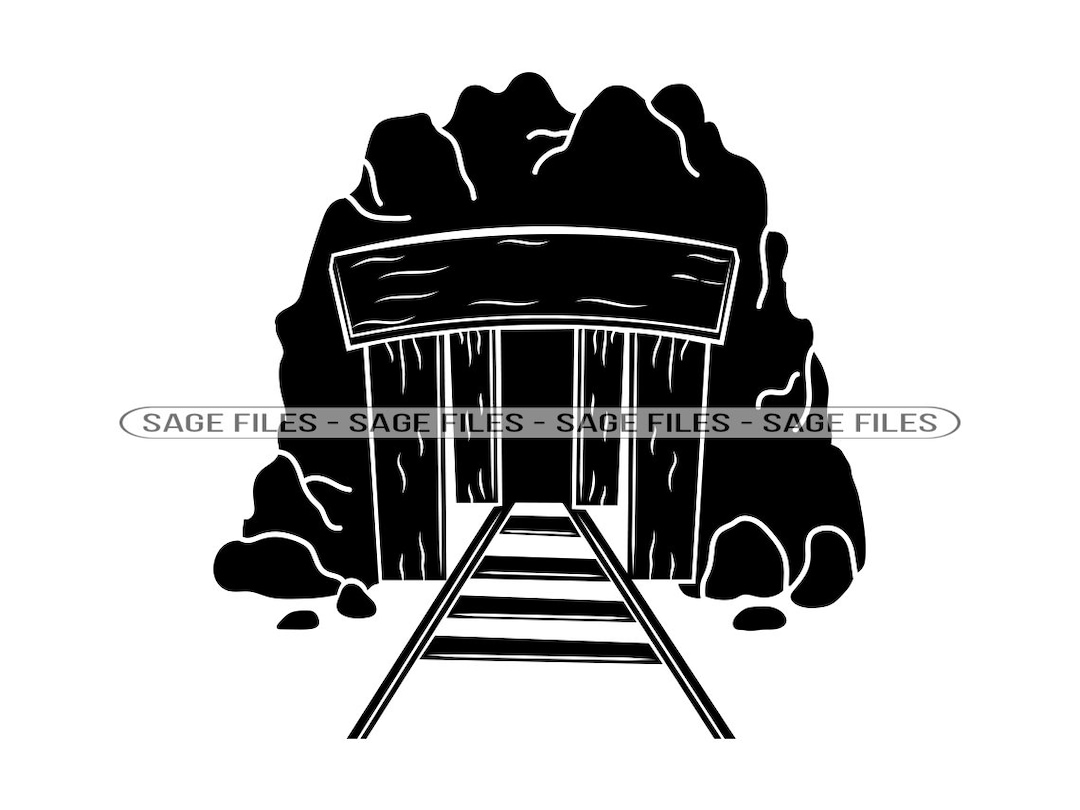 Gold Mine SVG, Mining Svg, Gold Mine Clipart, Gold Mine Files for ...