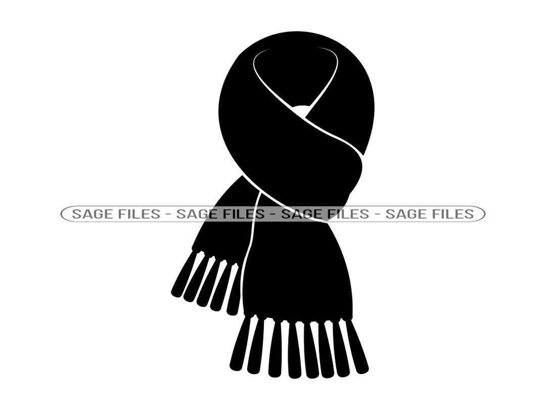 Scarf #3 SVG, Scarf Svg, Winter Svg, Cold, Scarf Clipart, Scarf Files ...