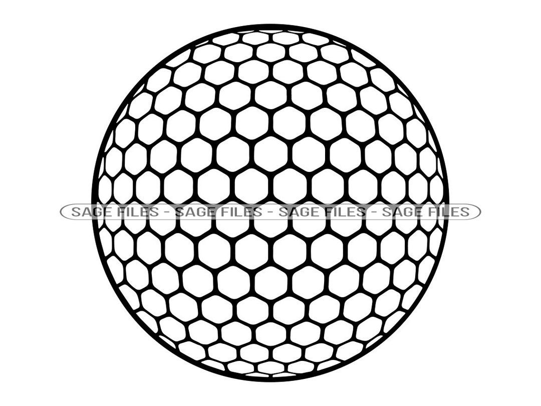 Golf Ball #2 SVG, Golf Ball SVG, Golf Svg, Golf Ball Clipart, Golf Ball ...