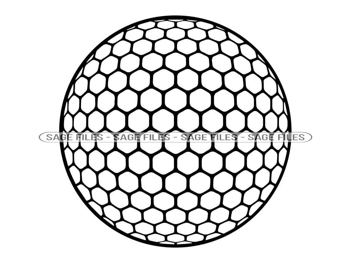 Golf Ball #2 SVG, Golf Ball SVG, Golf Svg, Golf Ball Clipart, Golf Ball ...