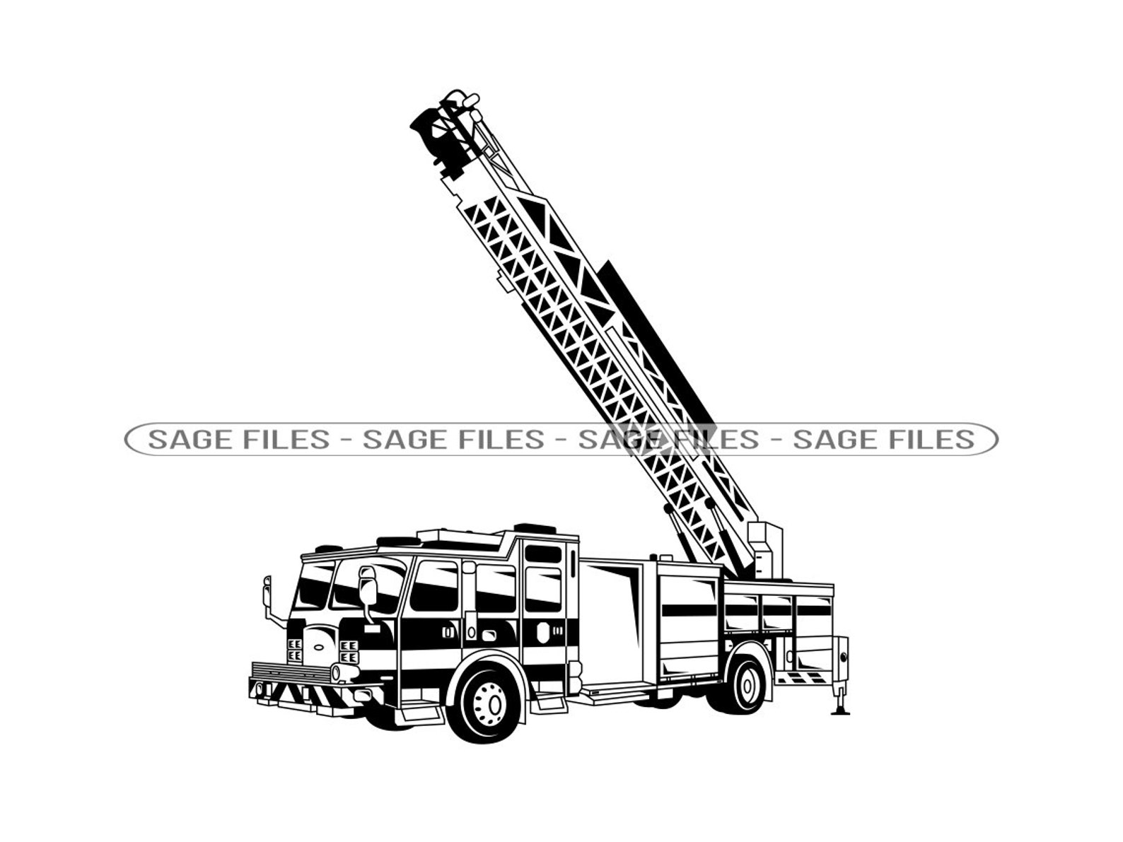 Fire Truck 3 Svg, Fire Truck Svg, Fire Enngine Svg, Fire Truck Cut ...