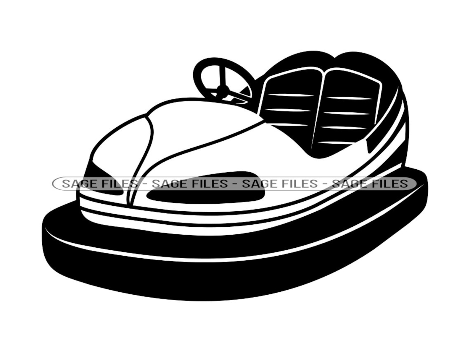 Bumper Car SVG, Bumper Cars Svg, Bumper Car Clipart, Bumper Car Files ...