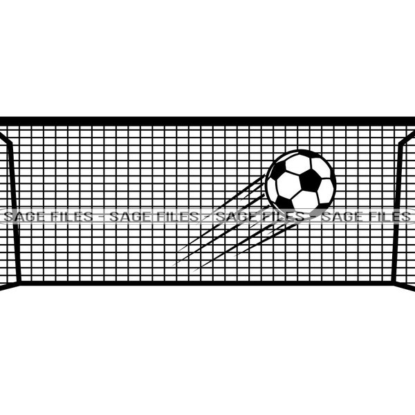 Soccer Goal Svg - Etsy