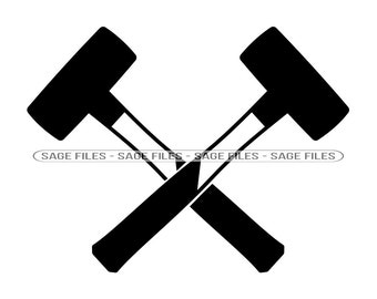 Hammer Clipart, Hammer SVG, Tools SVG, Hammer Files for Cricut, Hammer ...