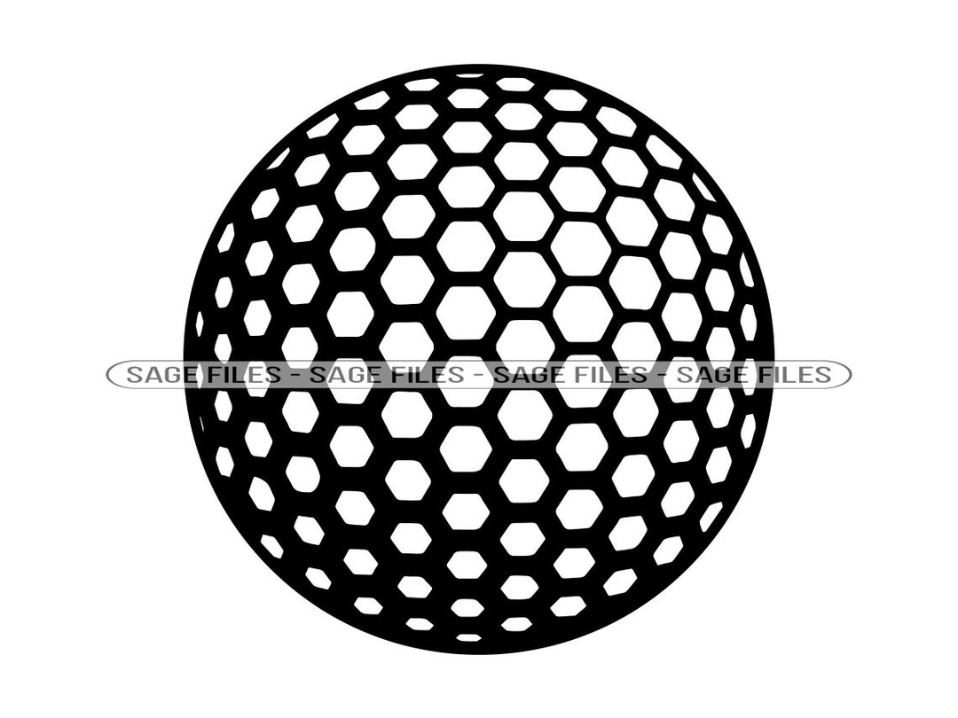 Golf Ball #3 SVG, Golf Ball SVG, Golf Svg, Golf Ball Clipart, Golf Ball ...