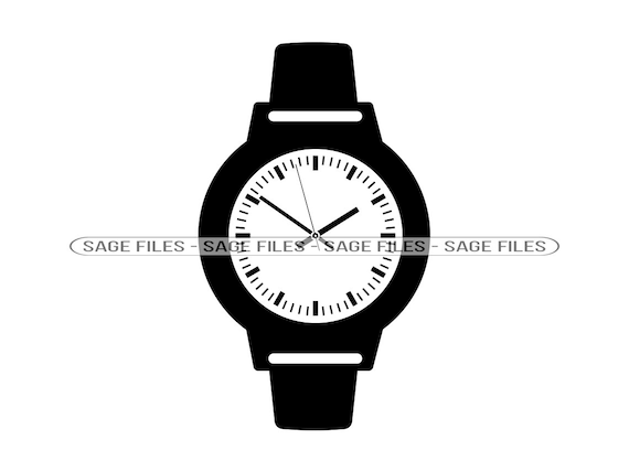 Wrist Watch SVG, Watch SVG, Clock Svg, Time Svg, Clipart, Cut File ...