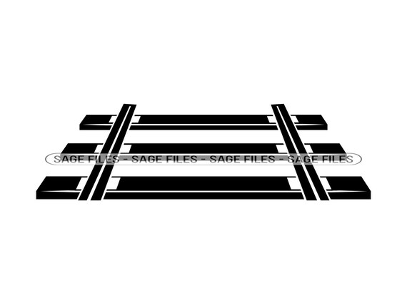 Rail Tracks 3 Svg Railway Track Svg Railroad Svg Train - Etsy