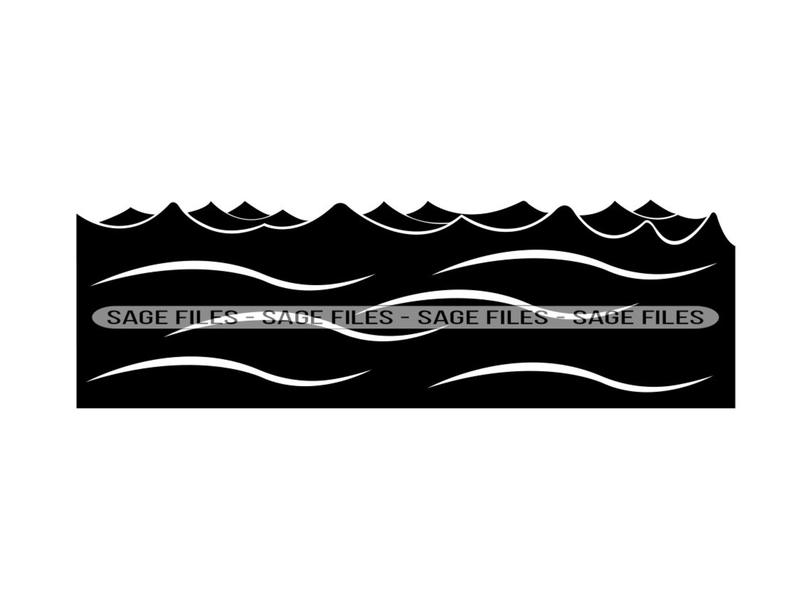 Waves 2 Svg Waves Svg Ocean Svg Sea Svg Waves Clipart - Etsy