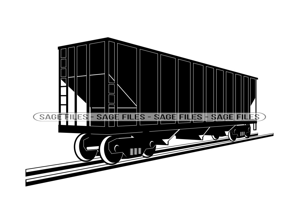 Hopper Railcar Clipart Flowers