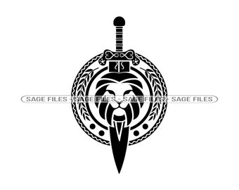 Sword and Shield SVG, Armor Svg, Knight Svg, Shield Svg, Warrior Svg ...