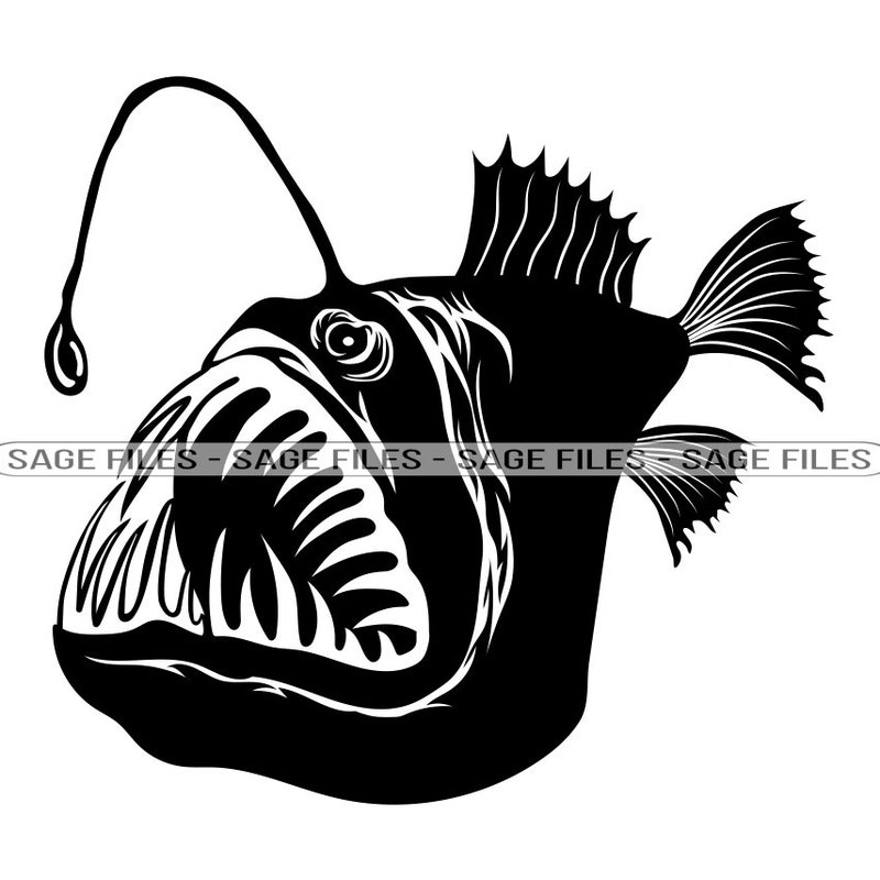 Angler Fish Art - Etsy