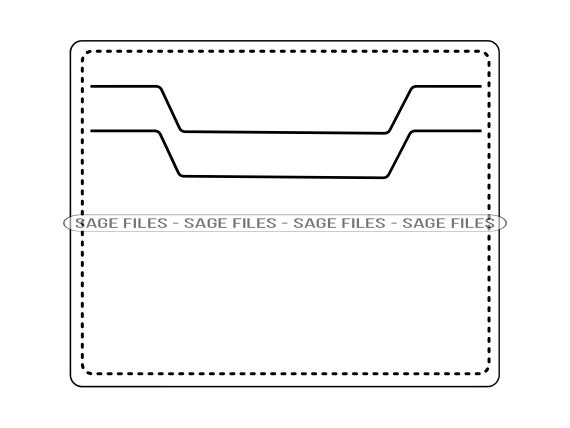 Card Holder Outline SVG Card Holder SVG Wallet Svg Card - Etsy