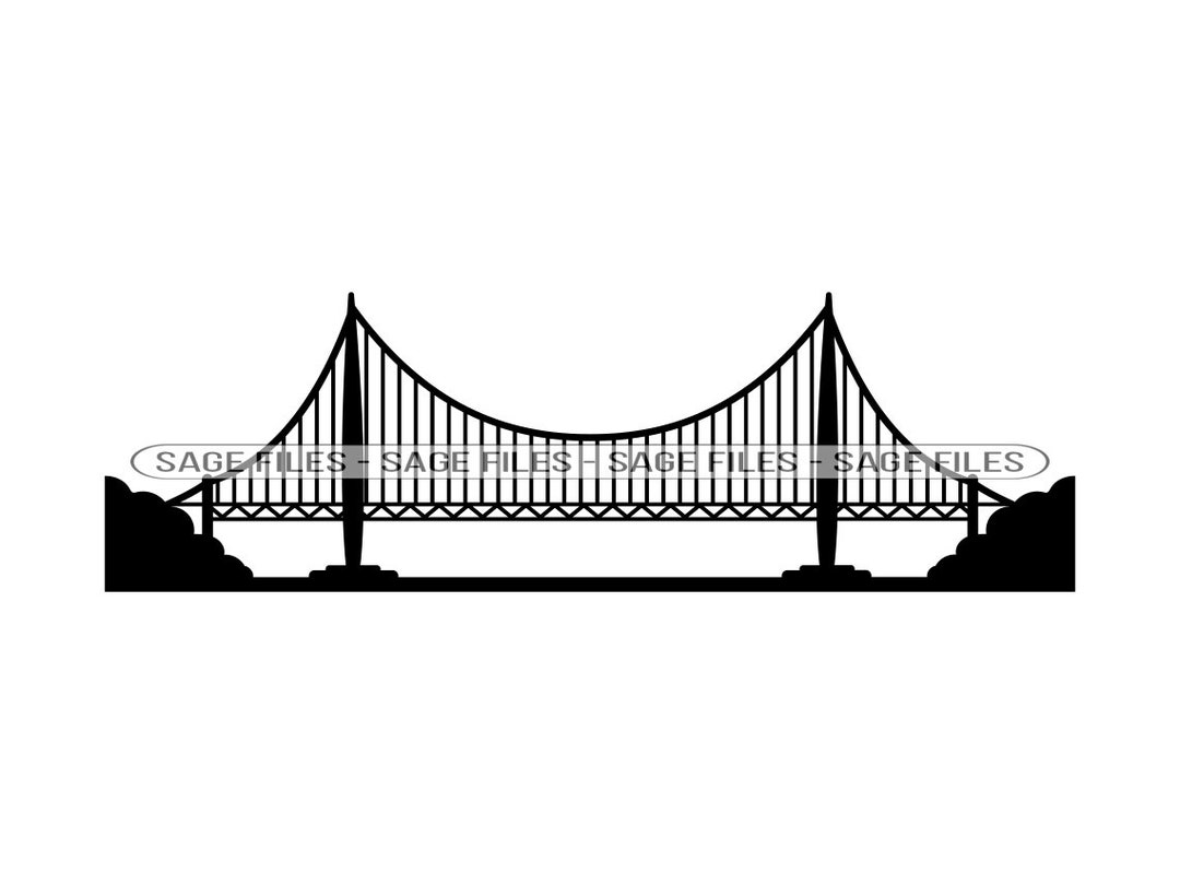 Bridge #3 SVG, Bridge SVG, Bridge Clipart, Bridge Files for Cricut ...