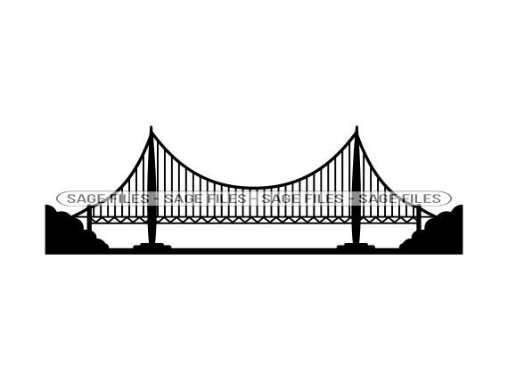 Bridge 3 SVG Bridge SVG Bridge Clipart Bridge Files for - Etsy