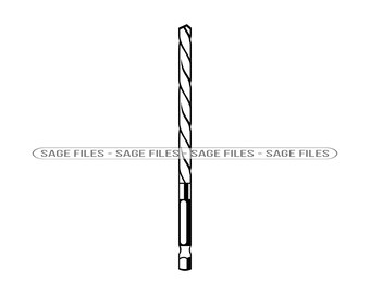 Drill Bit "svg" - Etsy