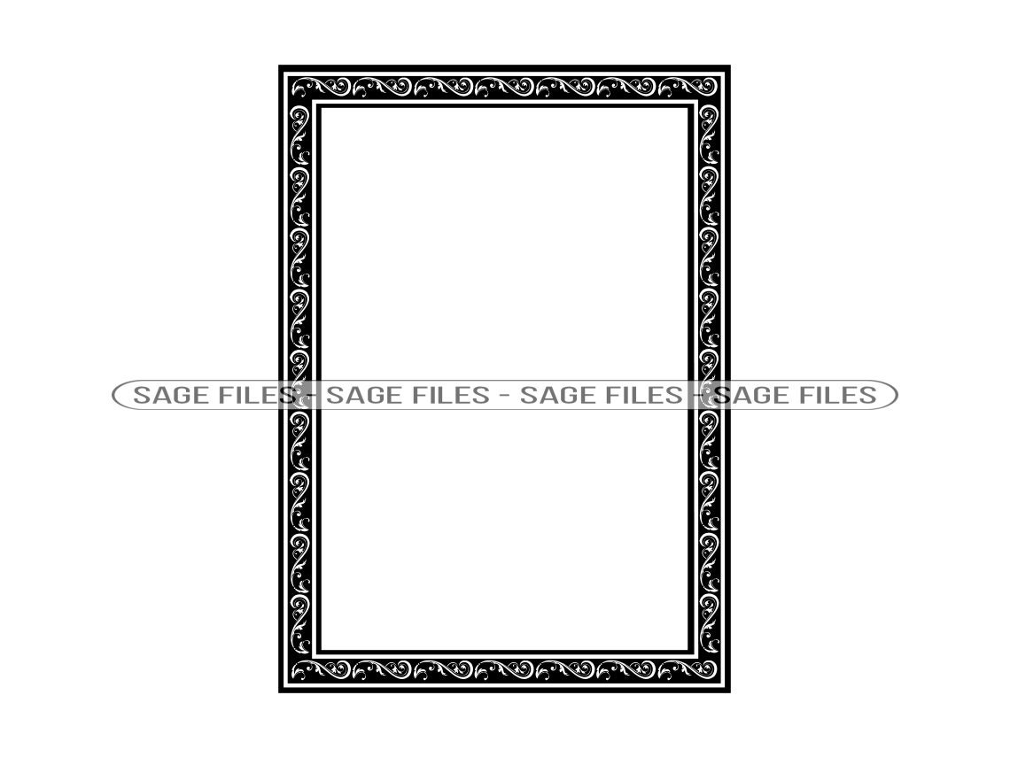 Picture Frame 2 SVG Photo Frame Svg Picture Frame Clipart - Etsy