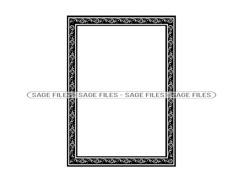 Picture Frame 2 SVG Photo Frame Svg Picture Frame Clipart - Etsy
