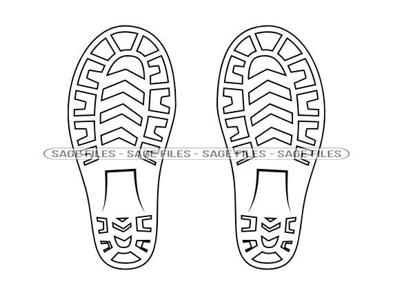 Bottom Of Shoe Outline