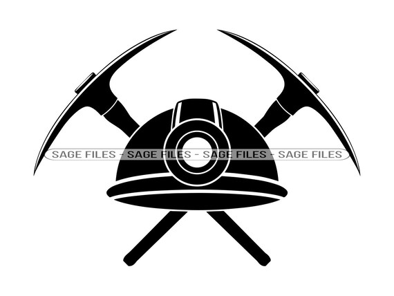 Mining Logo 4 SVG Mining Svg Pickaxe Svg Mining Clipart - Etsy