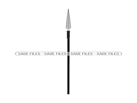 Spear SVG Pike Svg Spear Clipart Spear Files for Cricut - Etsy